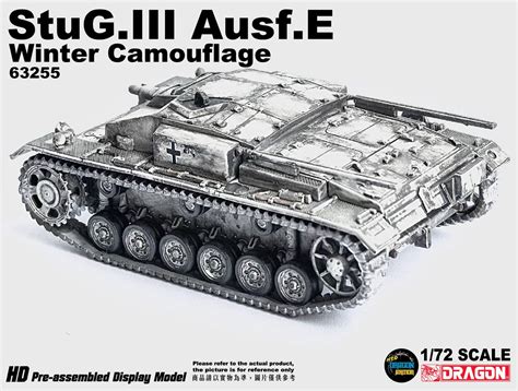 63255 1 72 Stug Iii Ausf E Winter Camouflage Russia 1942 Cyber Hobby