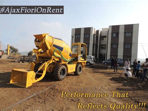 Rent Self Loading Concrete Mixer Lakshya Solution