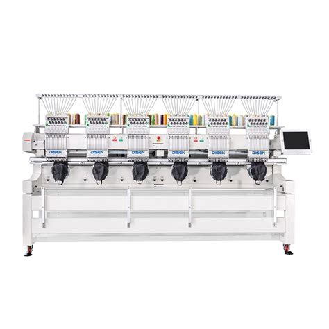Six Head Fully Automatic Computerized Embroidery Machine Multi Head Cap Embroidery Machine