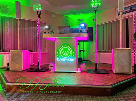 Wedding Dj Booth Selector Dj Services Cornwall