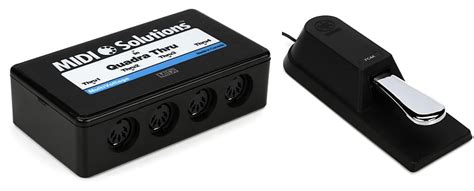 MIDI Solutions MultiVoltage Quadra Thru In Out MIDI Reverb
