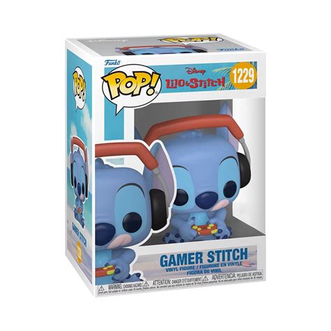 Funko Pop Disney Lilo And Stitch Gamer Stitch 1229 Special Edition