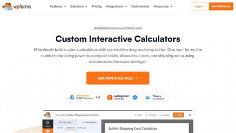 12 Best Calculator Plugins For Your WordPress Site 2025