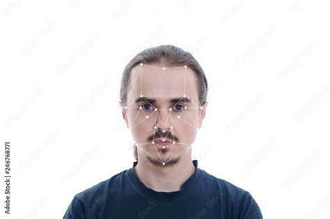 Biometric Security Verification Faceid Recognition Face Tracking On