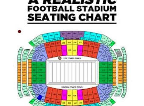 A Realistic Nfl Stadium Seating Chart Rnfl