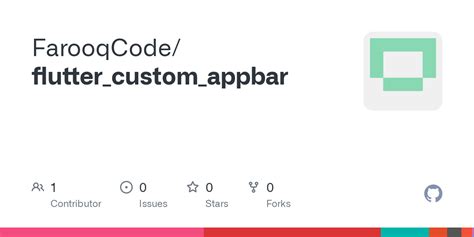 GitHub FarooqCode Flutter Custom Appbar
