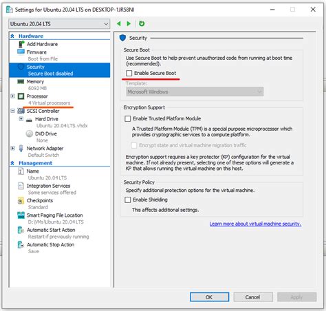 Ubuntu 2004 On Hyper V Creating Virtual Machine By App Engineering