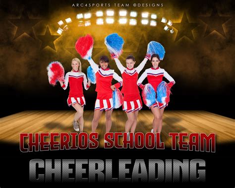 Cheer Dance Arena Horizontal Digital Backgrounds Etsy