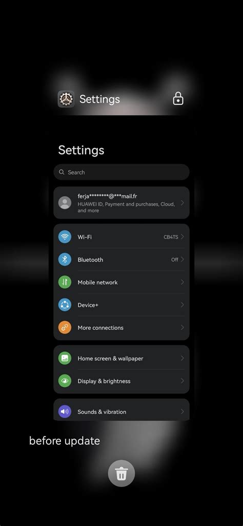 Bug After Update 1200145 Rhuawei