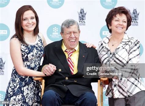 Danielle Sarah Lewis Jerry Lewis And Sandee Pitnick Attend A News