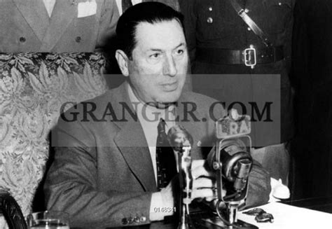Image Of Juan Peron Speech At The Radio Of Argentine President Peron