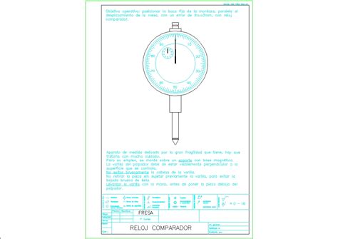 Dial Indicator In Autocad Cad Download 35 Kb Bibliocad
