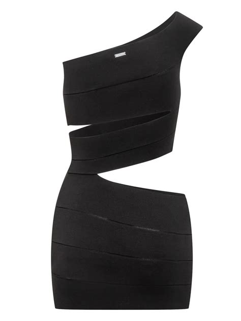 Dsquared2 Bandage Mini Dress Black Farfetch Uk