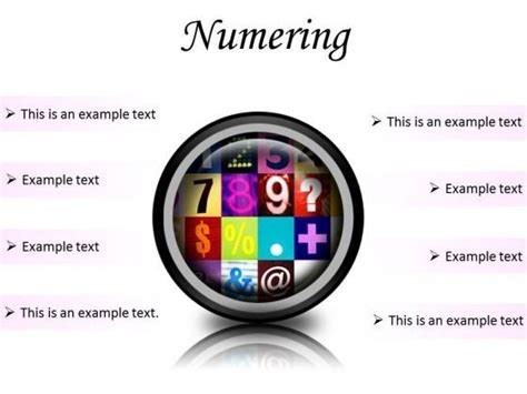 Numbering Education Powerpoint Presentation Slides Cc
