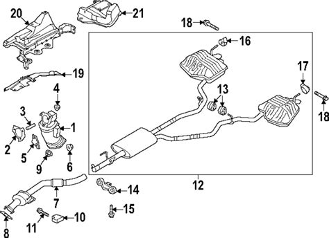 2020 2024 Ford Explorer Catalytic Converter N1mz 5e212 A Oem Parts Online
