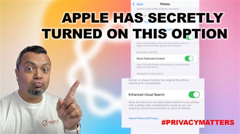 Disable Apple S Enhanced Visuals For Photo Analyses Privacymatters Vikash Nl