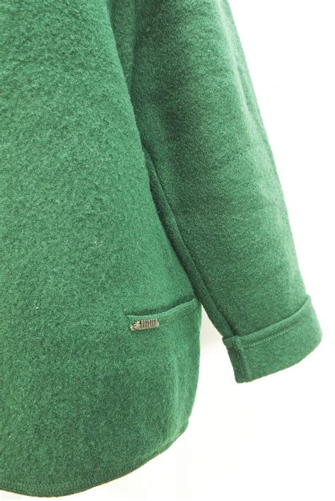 Pfister Austria Leichte Warme Walkjacke Grün Trachtenjacke