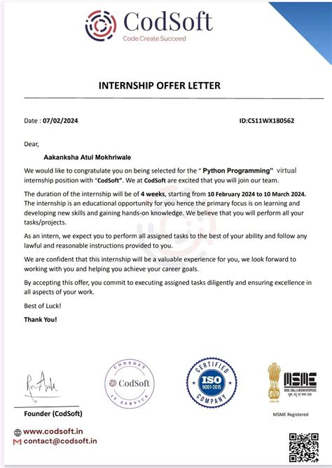 Aakanksha Mokhriwale On Linkedin Codsoft Internship Codsoftinternship