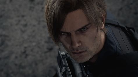 Video Game Characters Leon Kennedy Video Game Men Short Hair Beard