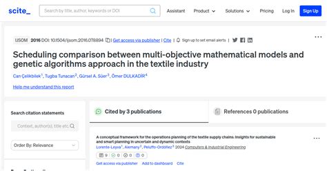 Scheduling Comparison Between Multi Objective Mathematical Models And