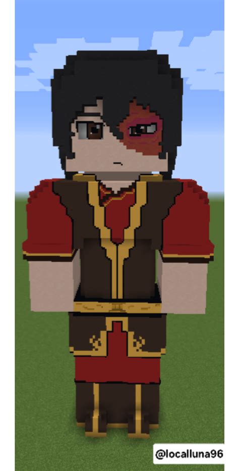 Zuko In Minecraft By Me Rthelastairbender