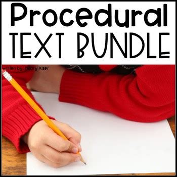 Procedural Text Activities And Worksheets TPT