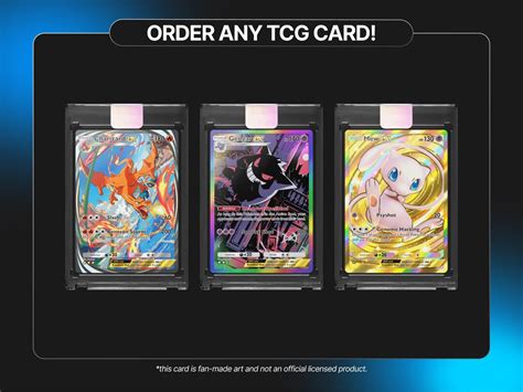 Custom Pokemon Tcg Card Fan Made Art Holo Finish Etsy