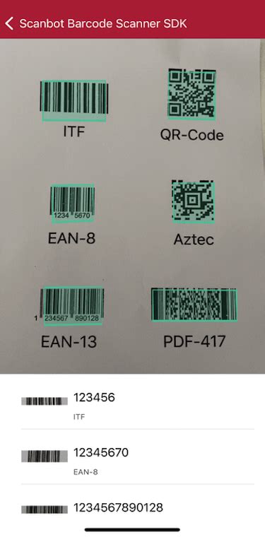 Multi Scan Mode Ios Barcode Scanner Scanbot Sdk Documentation
