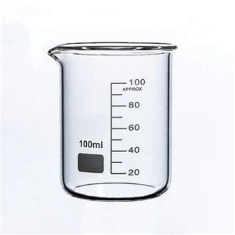 Jual Beaker Glass 100 Ml Beaker Kaca Borosilikat L Gelas Ukur Kimia