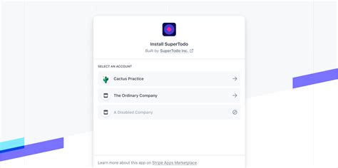 using install links stripe documentation