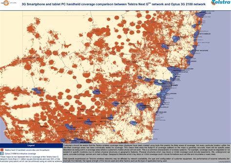 Maps Telstra Mocks Optus Mobile Coverage With New Maps Itnews