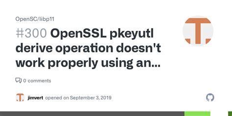 Openssl Pkeyutl Derive Operation Doesnt Work Properly Using An Hsm