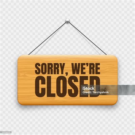 나무 닫힌 교수형 간판 카페 레스토랑 바 또는 소매점을위한 나무 문 표지판으로 만든 빈티지 공지 배너 비즈니스 또는 서비스에