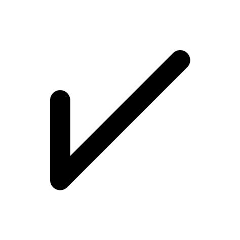 arrow narrow down left vector svg icon svg repo