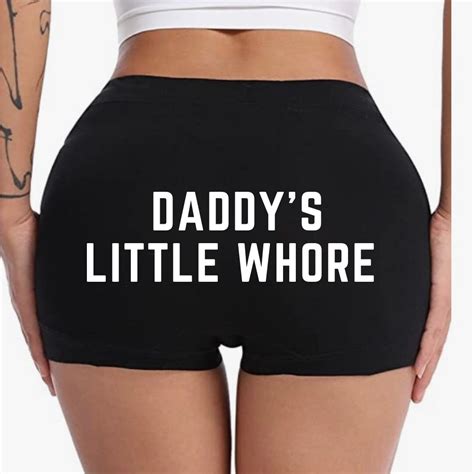 Daddys Little Whore Panties Show Daddy What You Are Etsy