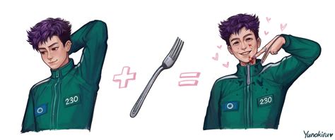 Thanos And Fork [ Squid Game 2 ] Sketchy Fanart By Yunokiru Str On Deviantart