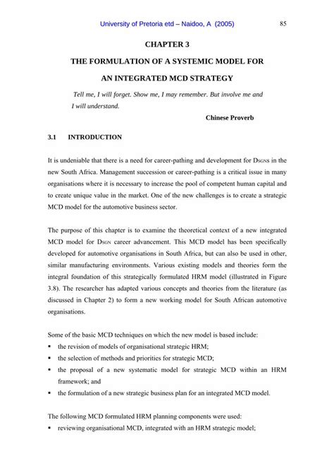 Pdf Chapter 3 The Formulation Of A Systemic Model For An Dokumen Tips