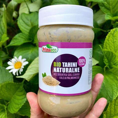 Bio Shop Organika ორგანიკა ერთი სუფრის კოვზი ტაჰინი სეზამის პასტა შეიცავს 88 მგ კალციუმს