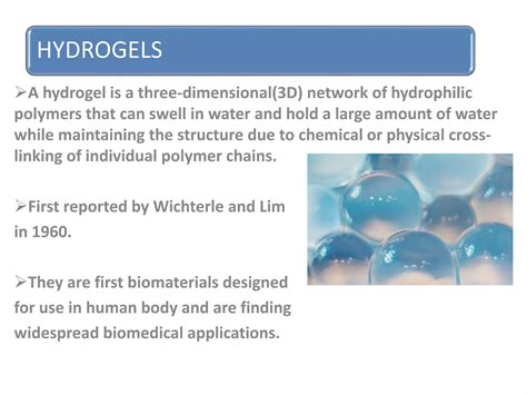 Hydrogel Ppt Pptx