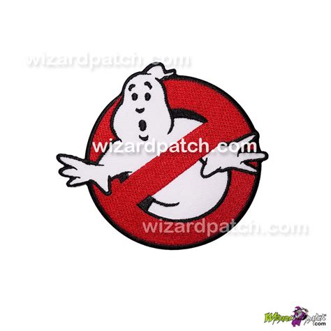 Ghostbusters Logo Embroidered 3 4 Patch