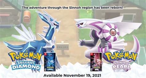 Pokemon Brilliant Diamond And Shining Pearl Launch Today The Ancient