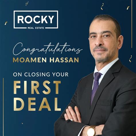 Im Thrilled To Announce That Ive Closed My First Deal With Rock Real