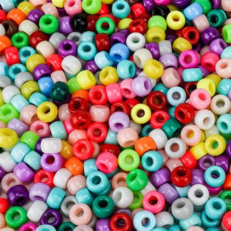 1100pcs Pony Beadsfriendship Bracelet Beads Coloredbeads