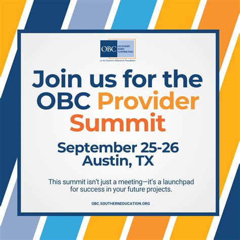 Outcomesbasedcontracting Obcprovidersummit Austintx The Center For