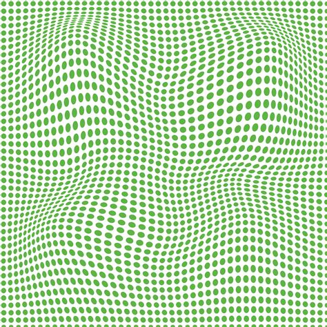 Simple Abstract Seamlees Green Color Small Polka Dot Circle Distort