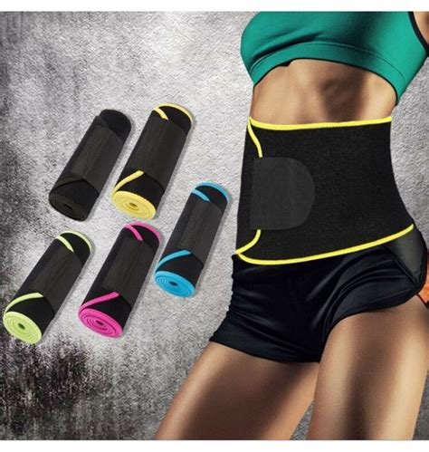 허리 보호대 배 복부 감싸기 벨트 옐로우 티몬