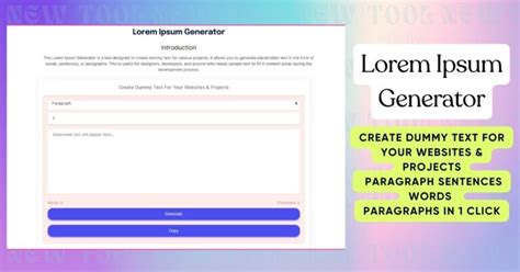 Lorem Ipsum Generator Creativetacos