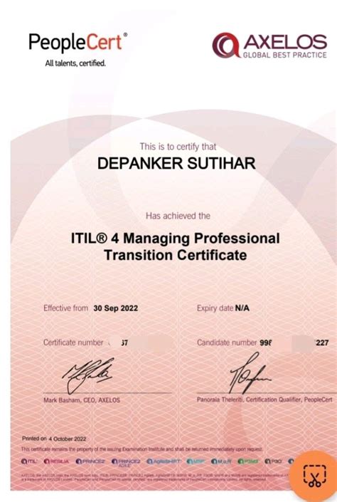 Itil Itilcertification Itil4 Itilcertified Peoplecert Itilv4