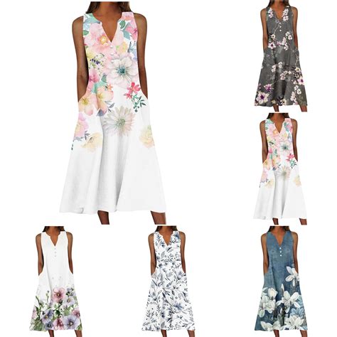 Spring Saving Spring Dresses For Women 2024 Trendysummer Sleeveless