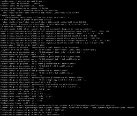 drivers bluetooth en intel nuc con debian domótica fácil desde casa